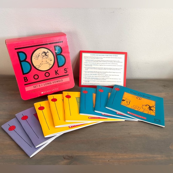 Bob Books | Other | Bob Books Set 5 Long Vowels 8 Book Set Bobby Lynn ...